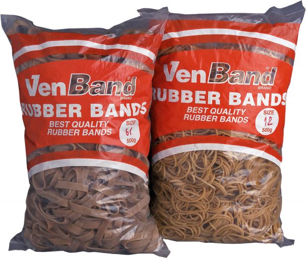 VenBands 85% Rubber (compound rubber bands) - Venus Packaging